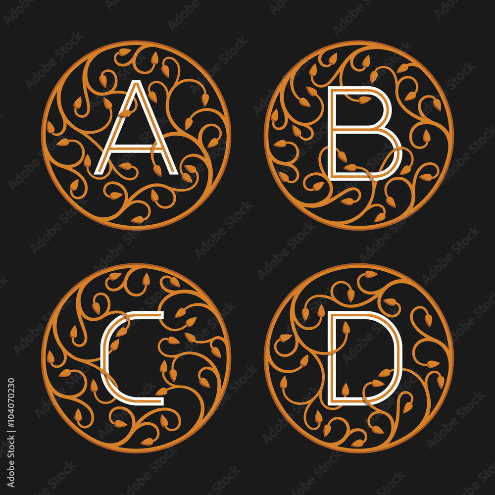 Decorative Letter C Clipart