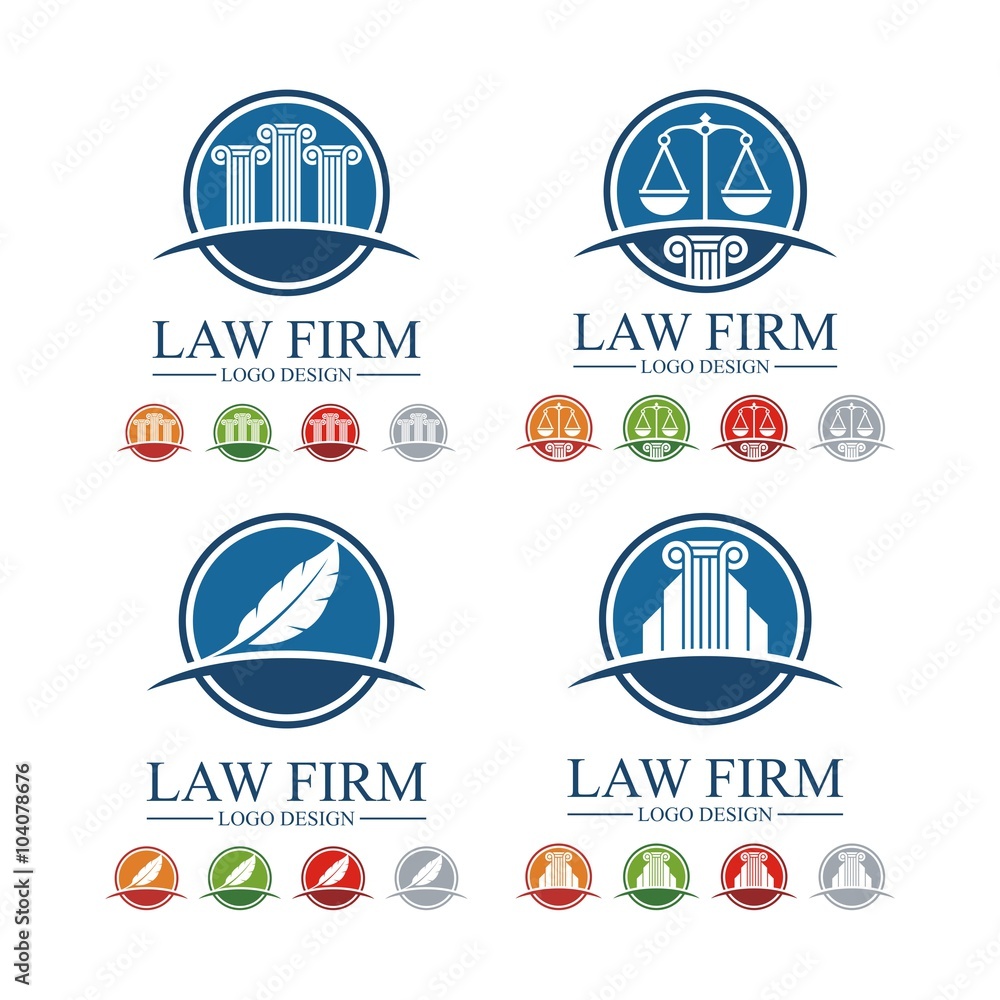 Law Firm Logo Vector
