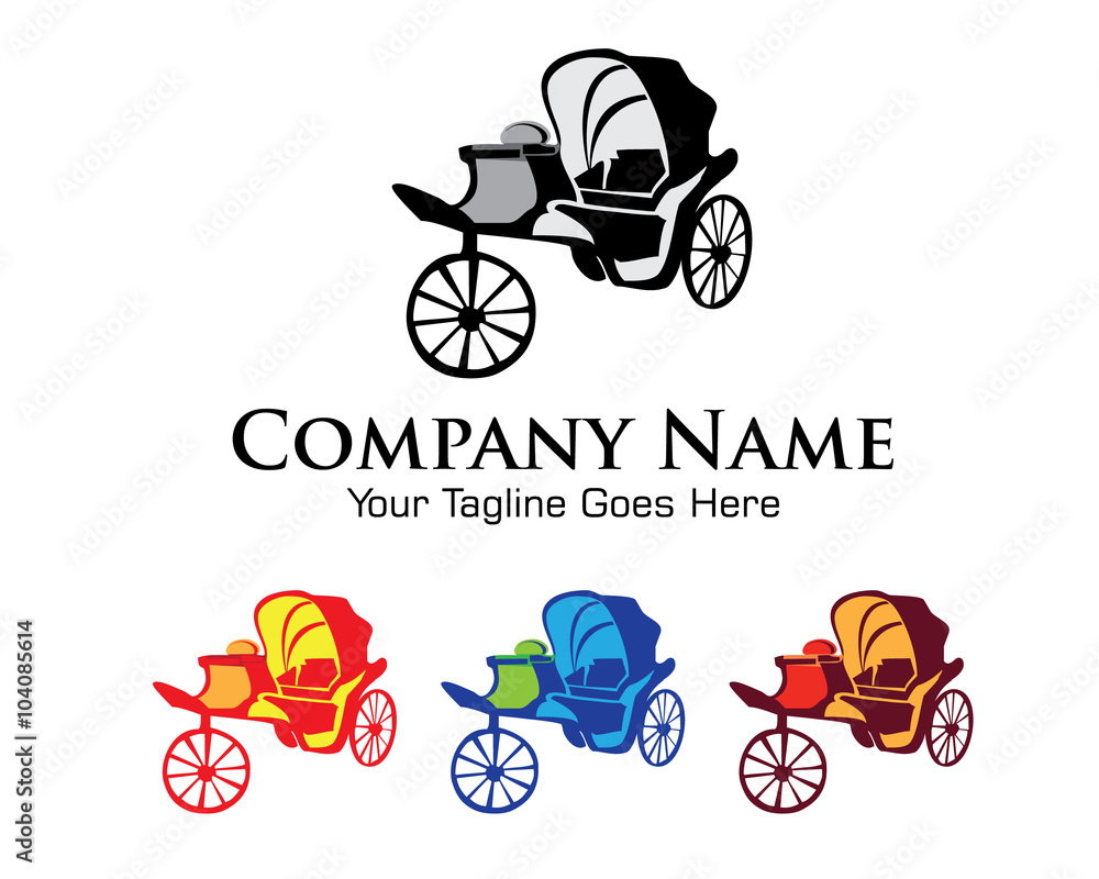 pedicab logo , vector Stock Vector | Adobe Stock