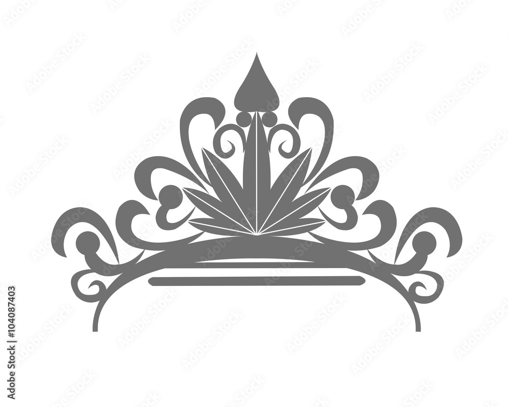 Tiara Crown Logo Stock Vector | Adobe Stock
