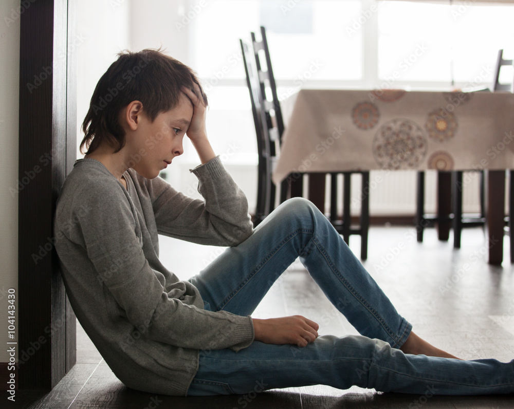Sad teen Stock Photo | Adobe Stock