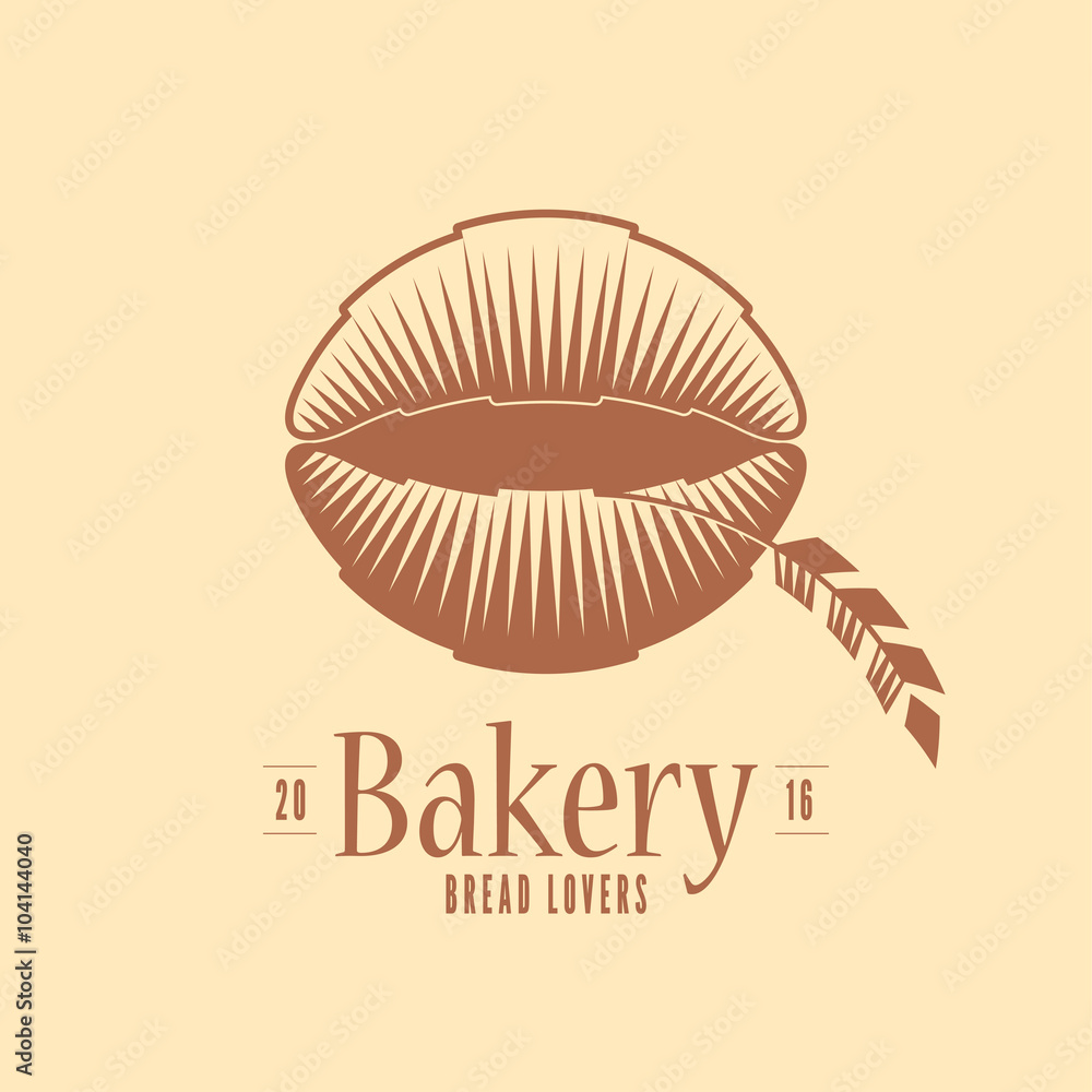 Vector logo, design element for bakery. Original design for traditional ...