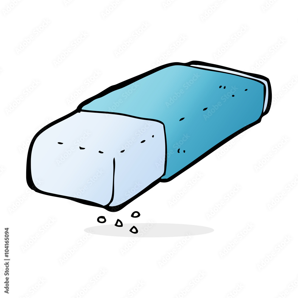 cartoon pencil eraser Stock Vector | Adobe Stock