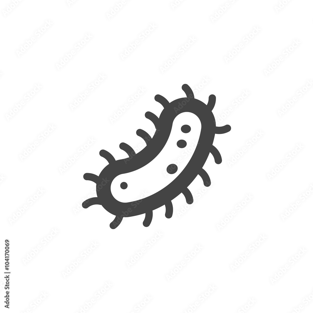 Bacteria icon Stock Vector | Adobe Stock