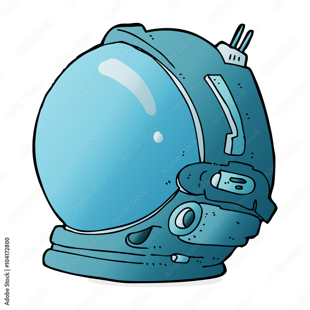 cartoon astronaut helmet Stock Vector | Adobe Stock