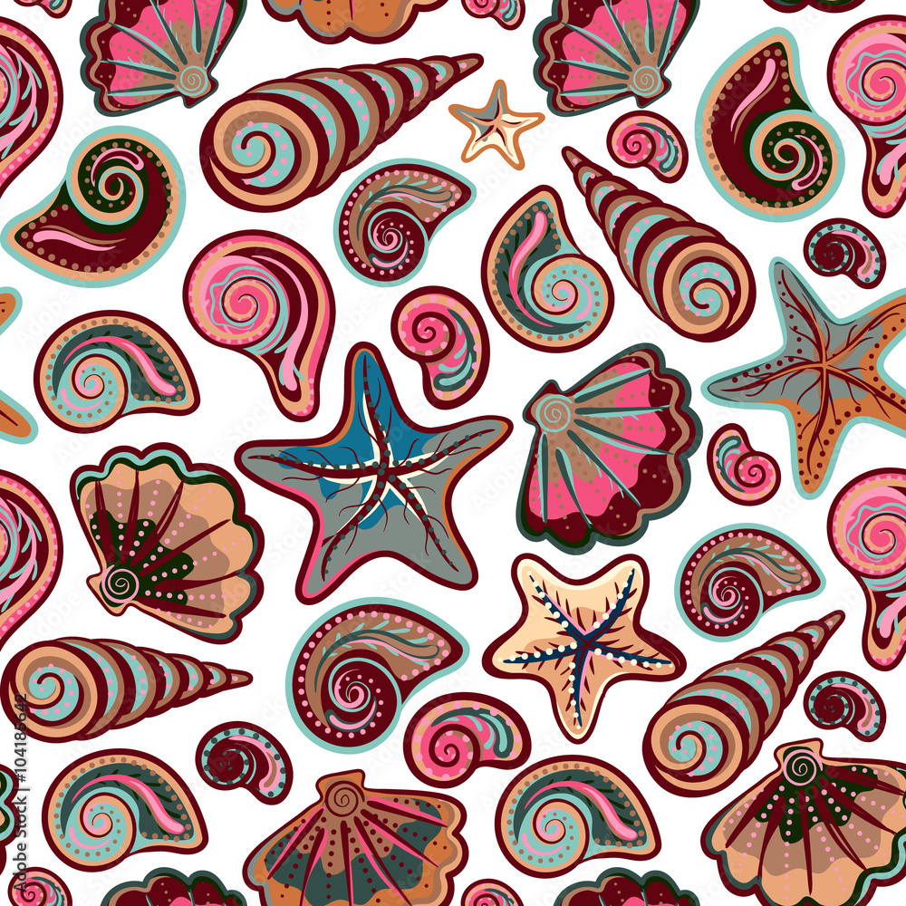 Colorful underColorful under water world wallpaper with crab, octopus ...