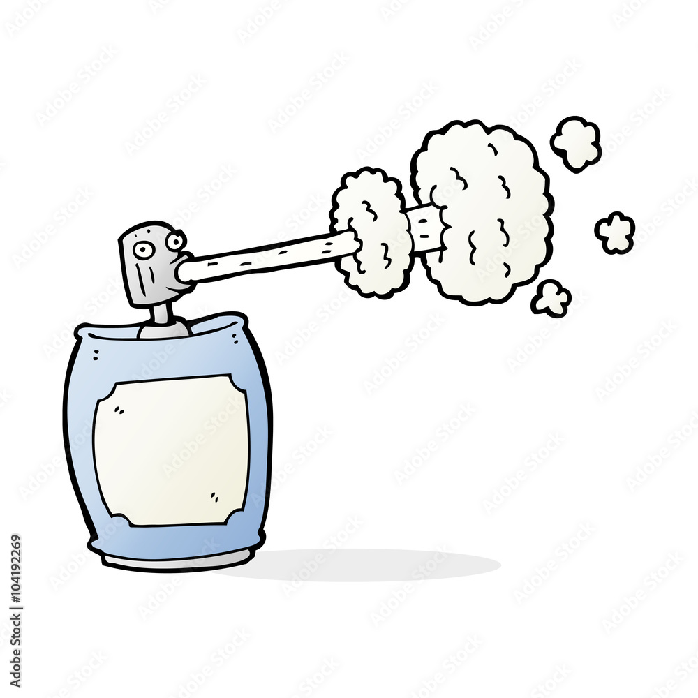cartoon spray can Stock Vector | Adobe Stock