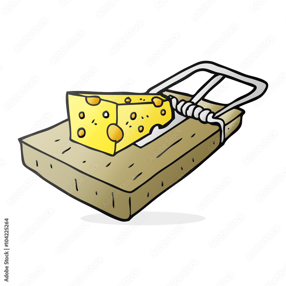 cartoon mouse trap Stock Vector | Adobe Stock