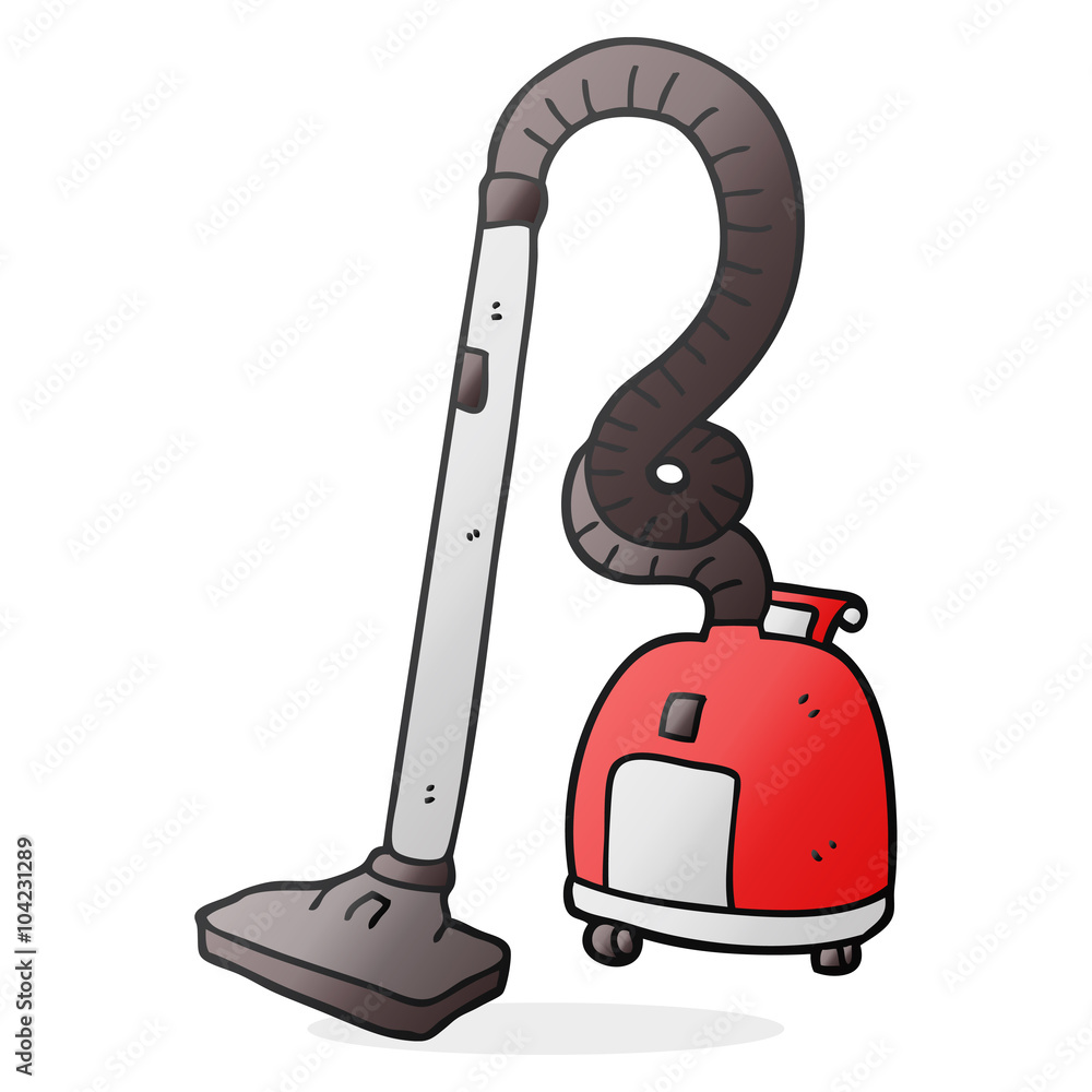 cartoon vacuum cleaner Stock Vector | Adobe Stock