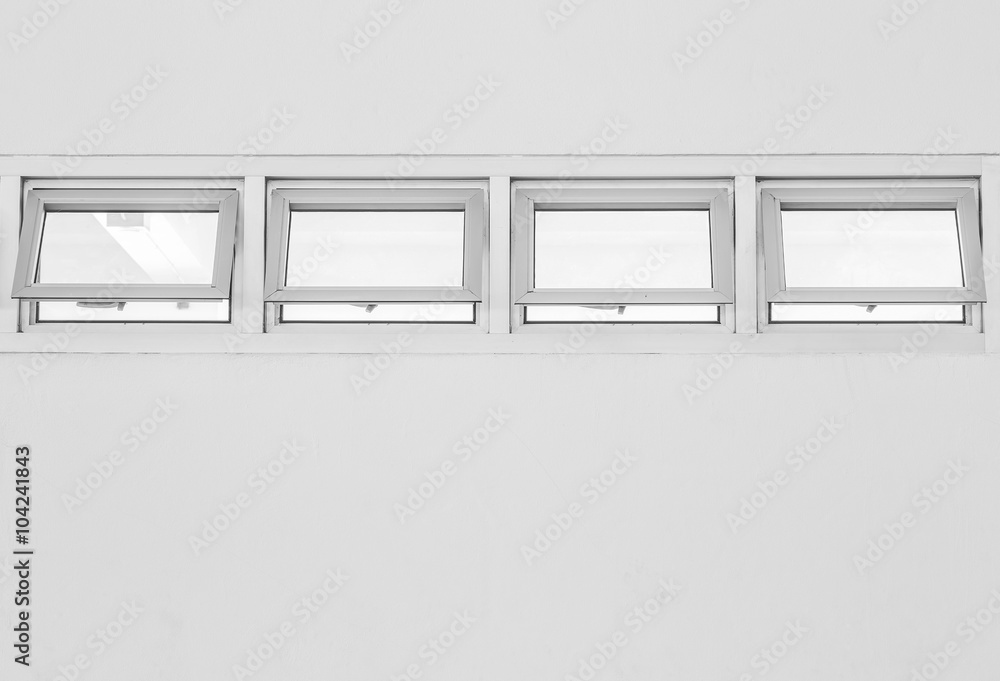Open glass ventilation windows Stock Photo | Adobe Stock