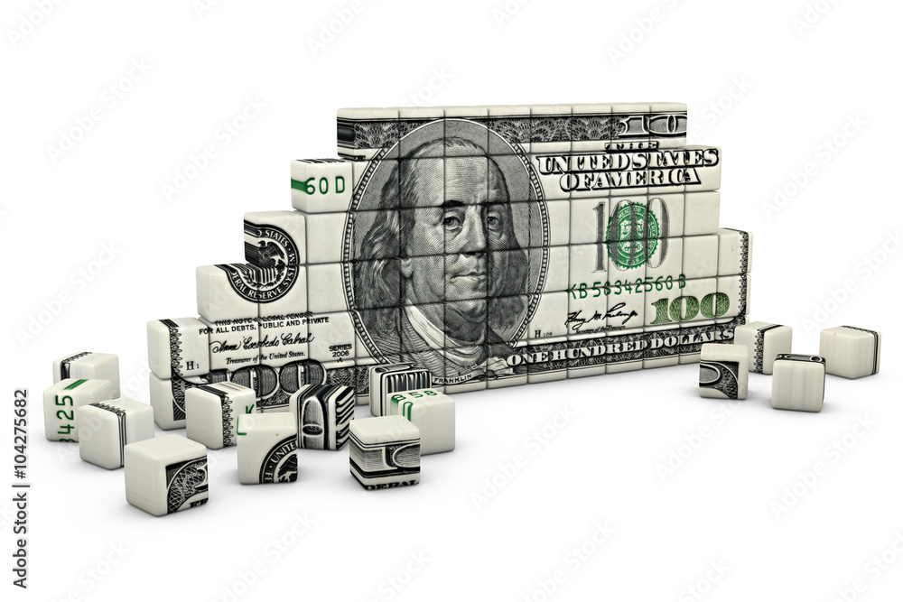 the figure of a dollar Stock Illustration | Adobe Stock