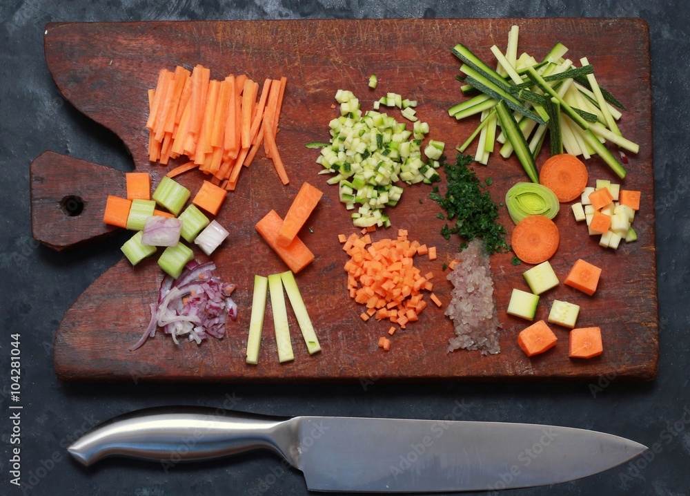 chef cutting techniques Stock Photo | Adobe Stock