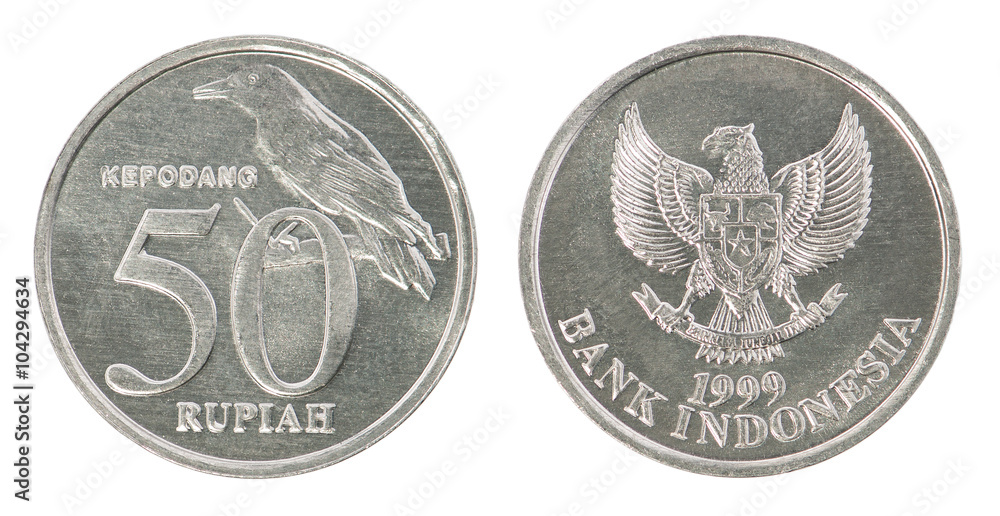 Indonesian rupiah coin set Stock Photo | Adobe Stock