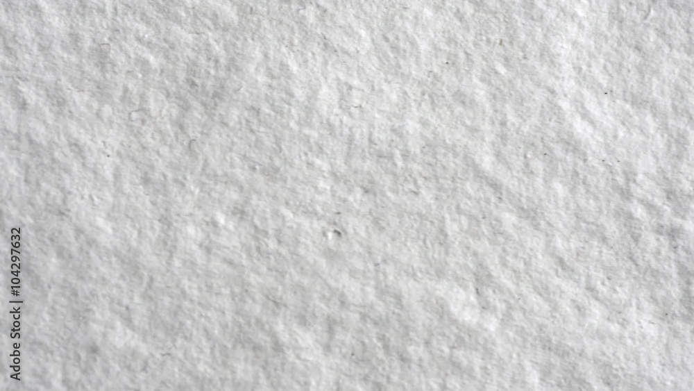 Close up of empty white paper with texture. Slow sliding motion. Blank ...