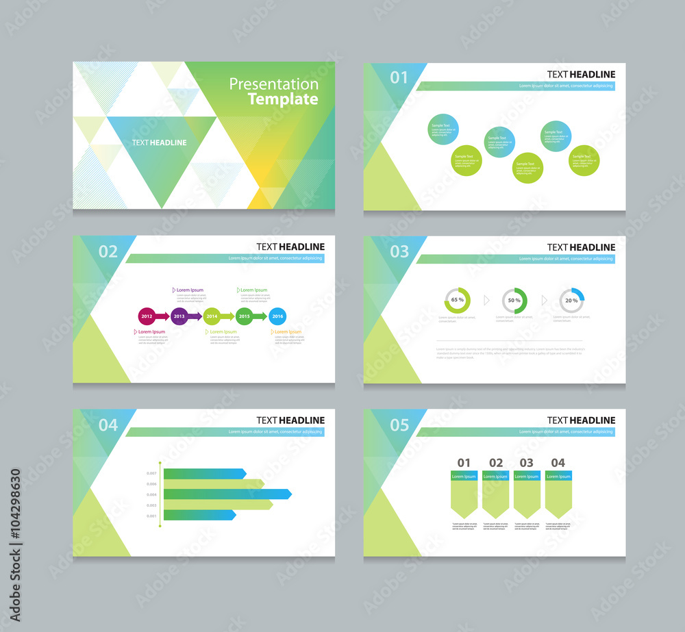 abstract business template presentation slide background design Stock ...