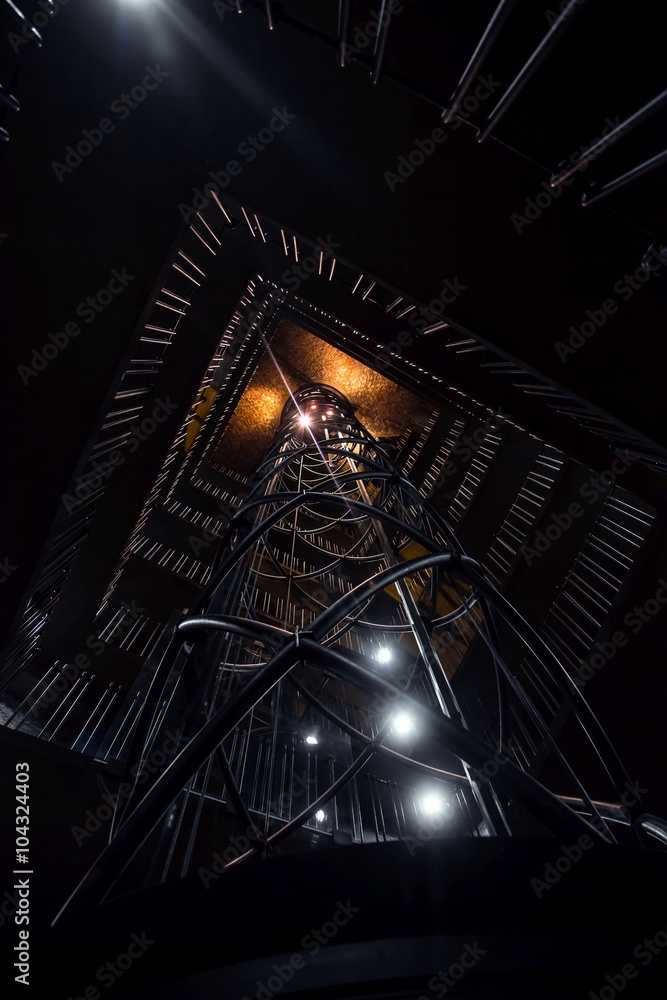 Elevator shaft interior Stock Photo | Adobe Stock