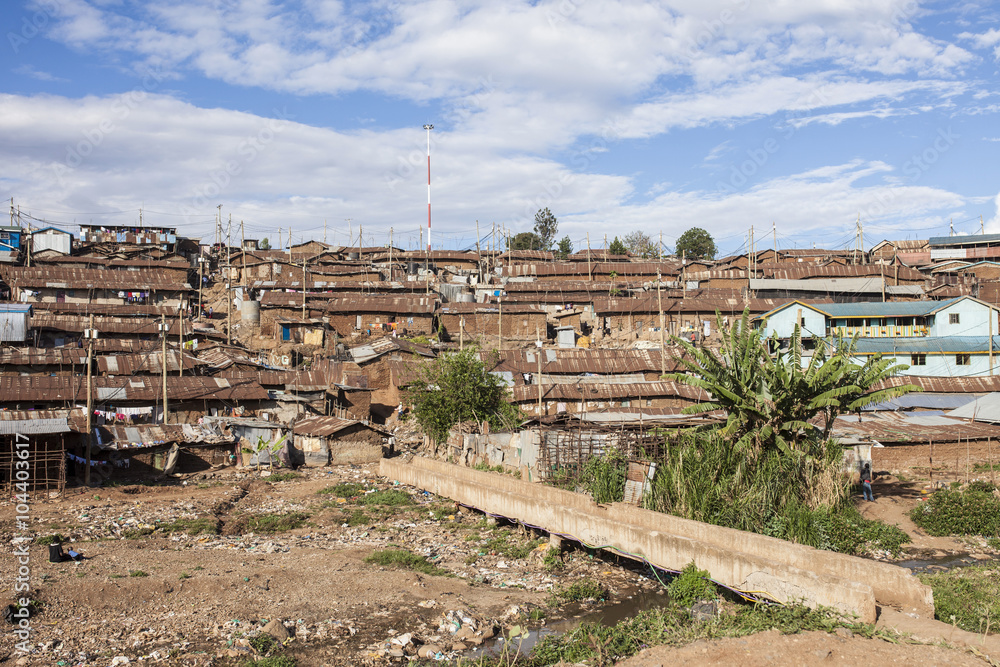 Overview of Kibera, Kenya Stock Photo | Adobe Stock