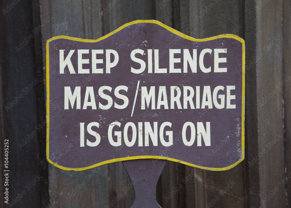 Keep silence sign Stock Photo | Adobe Stock