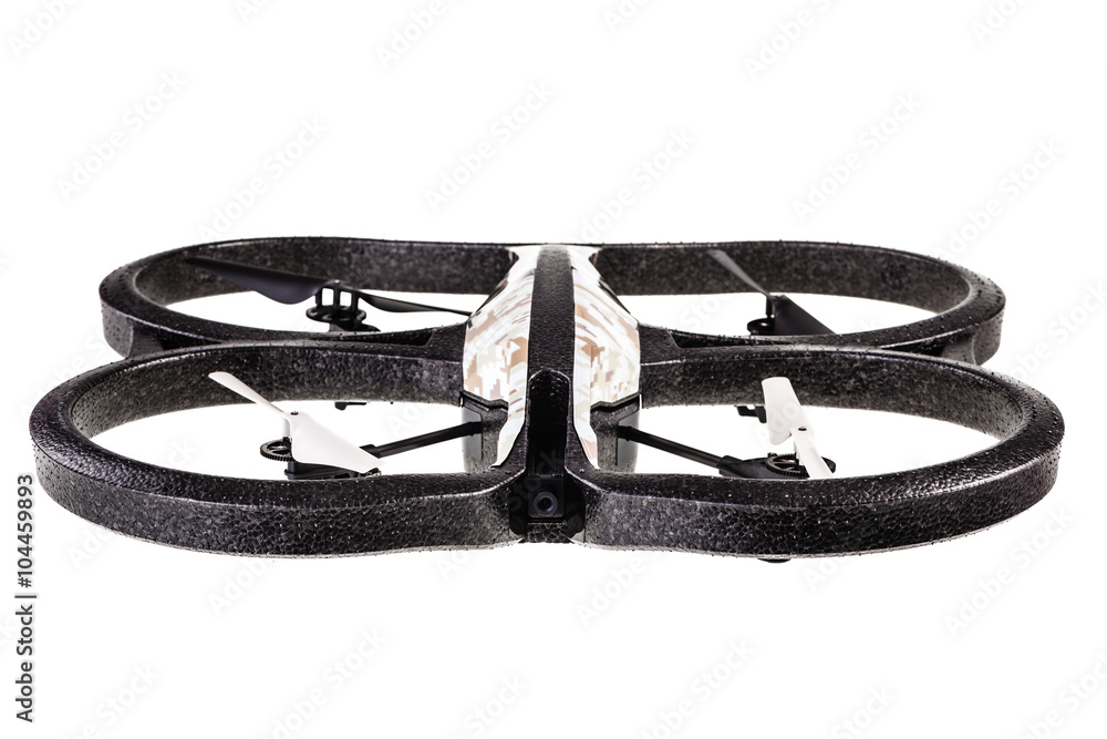 Quad-rotor Surveillance drone Stock Photo | Adobe Stock