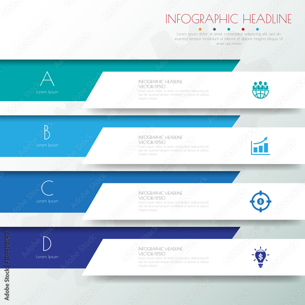 Design flat shadow template banners /graphic or website .Vector/ Stock ...