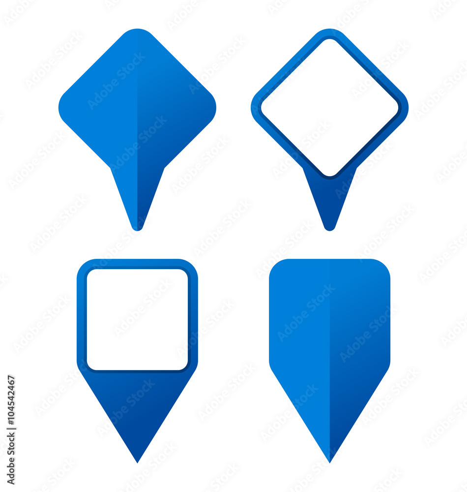 blue pinpoint Stock Vector | Adobe Stock