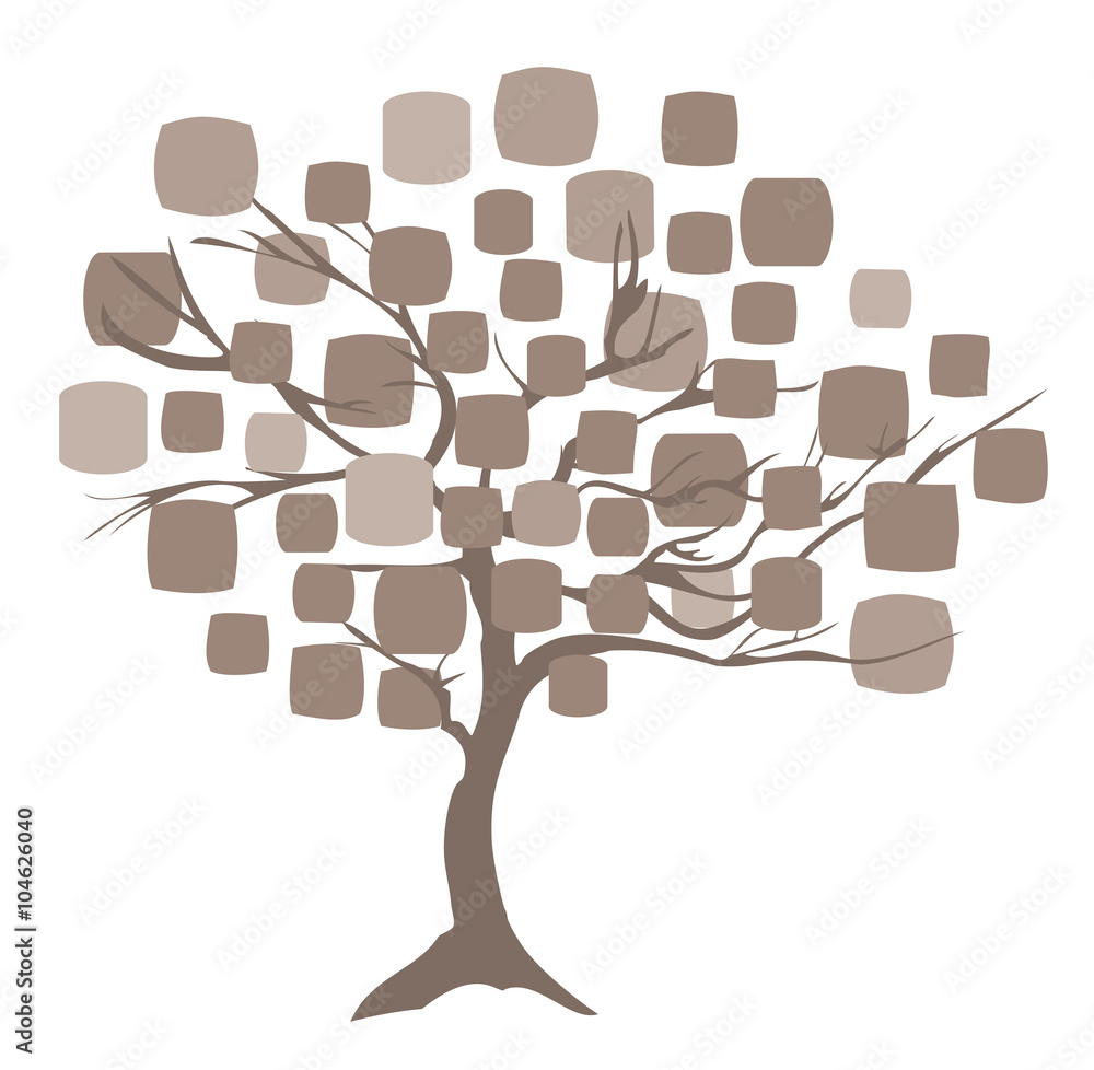 Abstract Tree Stock Vector | Adobe Stock