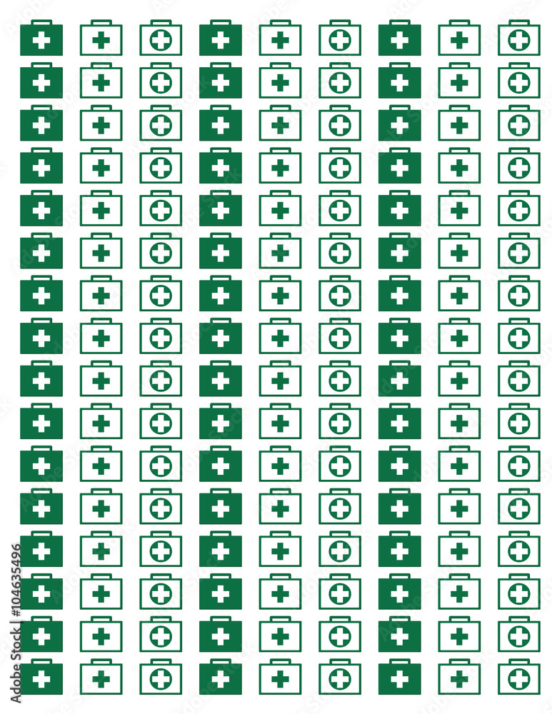 Surgeon Green medical box first aid kit minimalistic planner printables ...