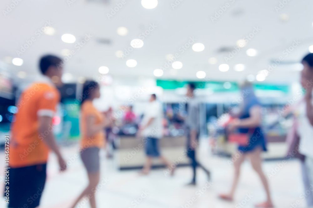 people walking shopping in department store Stock-Foto | Adobe Stock