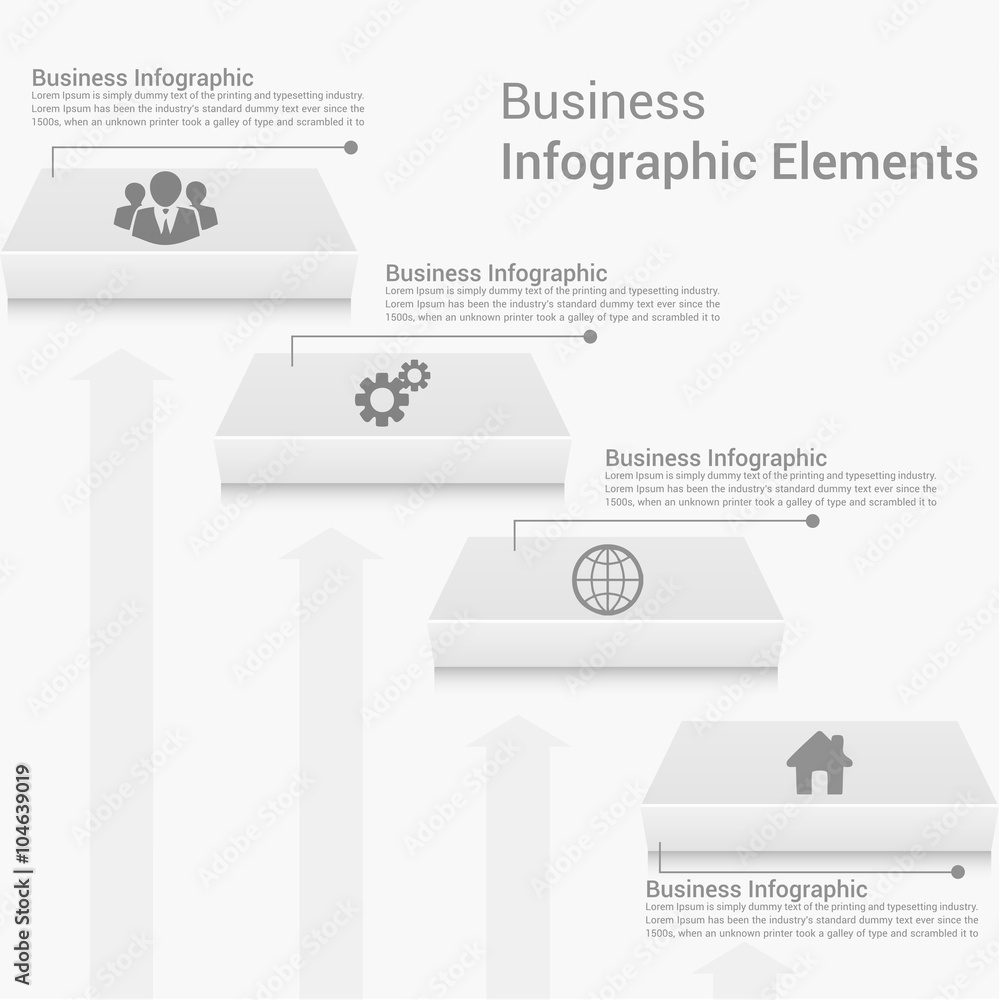 Business Infographics Vector illustration. can be used for workflow ...