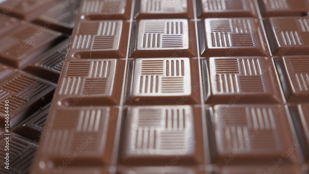 Chocolate bars and blocks popular confection shallow DOF tilting 4K ... Chocolate bars and blocks popular confection shallow DOF tilting 4K ...