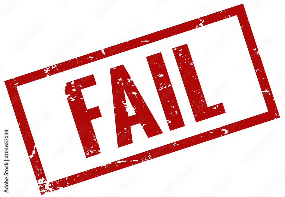 Fail Stempel rot grunge Stock-Vektorgrafik | Adobe Stock