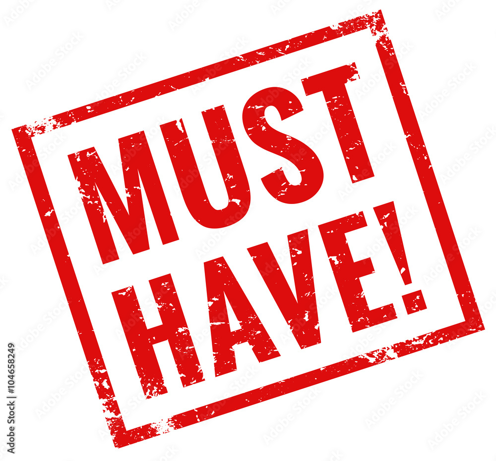 Must have Stempel rot grunge Stock Vector | Adobe Stock