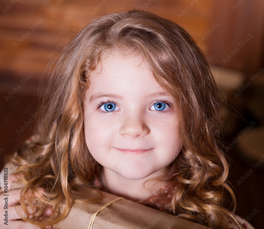 Kovaleva_Valeria. Face, blue eyes! Stock Photo | Adobe Stock