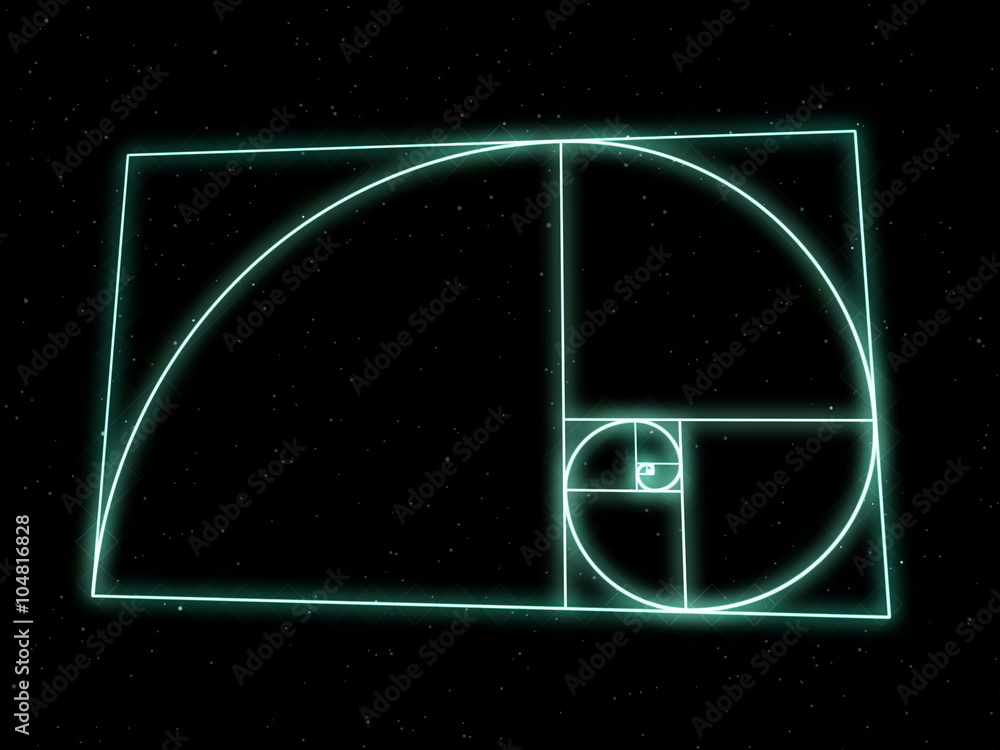 Golden Ratio - Fibonacci Principle / Unfolding Universe Stock ...