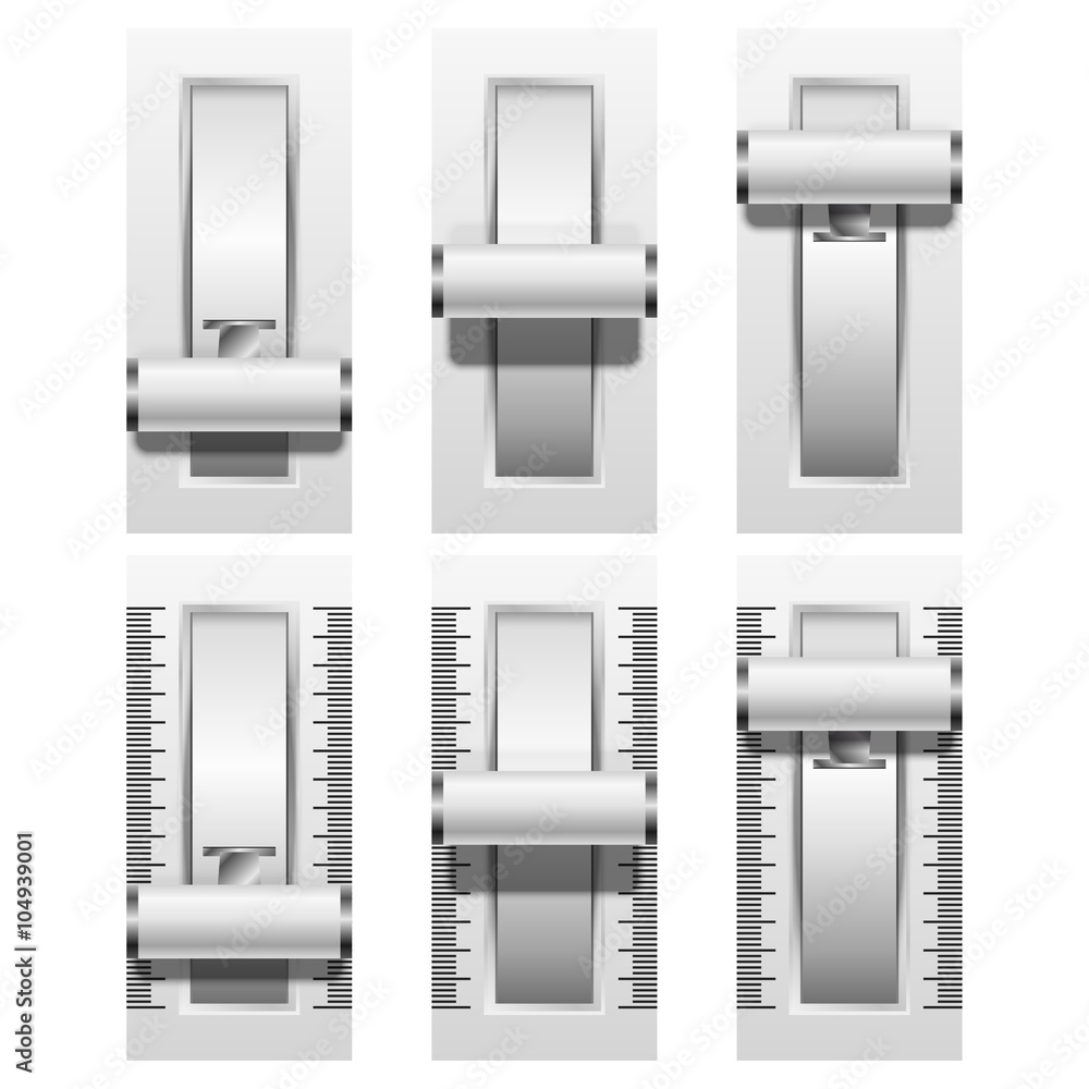 Switch button set. Vector Illustration Stock Vector | Adobe Stock