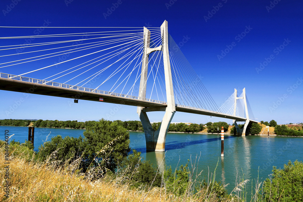 Pont à haubans de Tarascon Stock Photo | Adobe Stock Pont à haubans de Tarascon Stock Photo | Adobe Stock