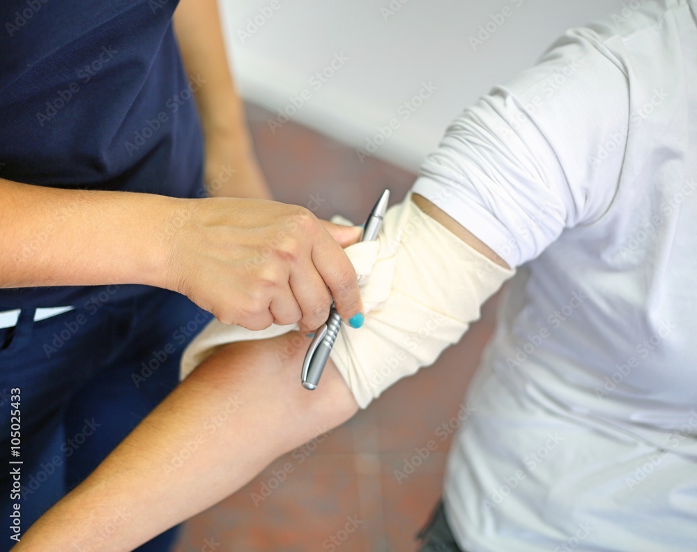 first aid bleeding tourniquet Stock Photo | Adobe Stock