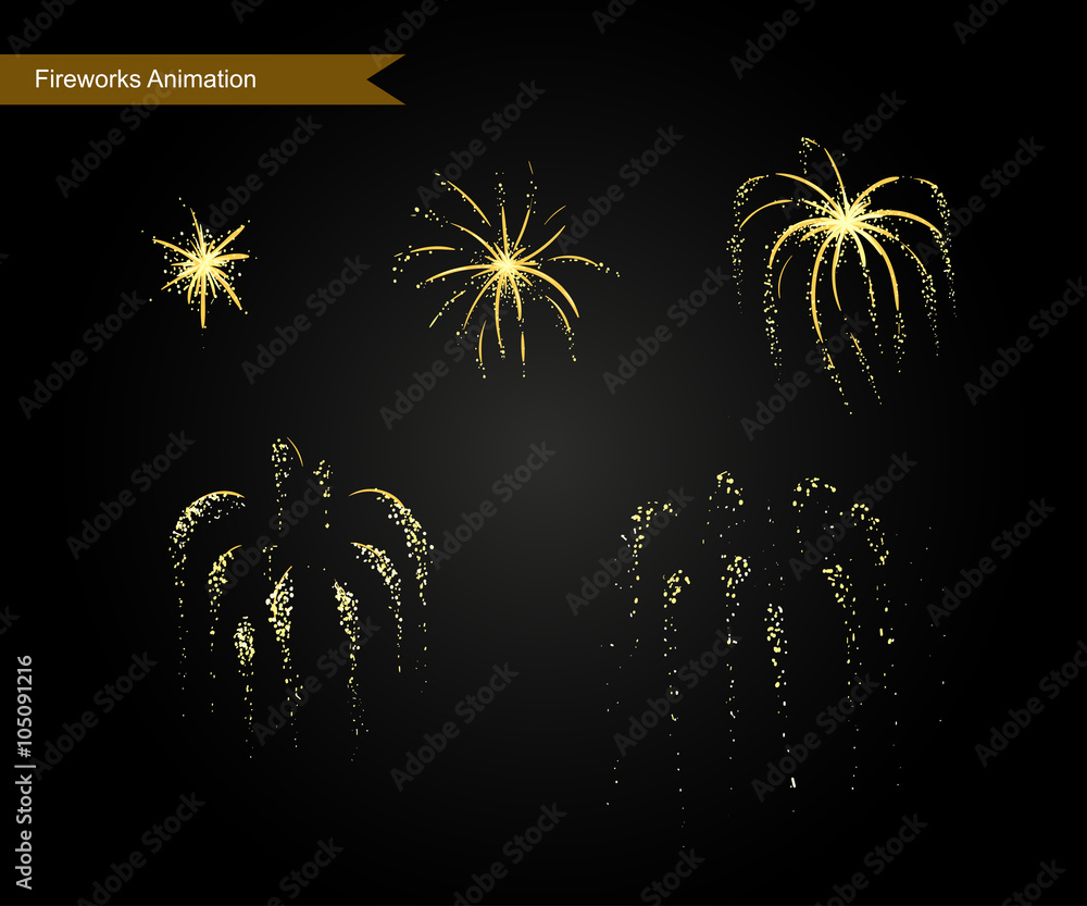 Vector effect. Effect for game. Explode effect animation. Cartoon ...