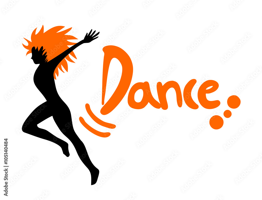 dance symbol Stock Vector | Adobe Stock