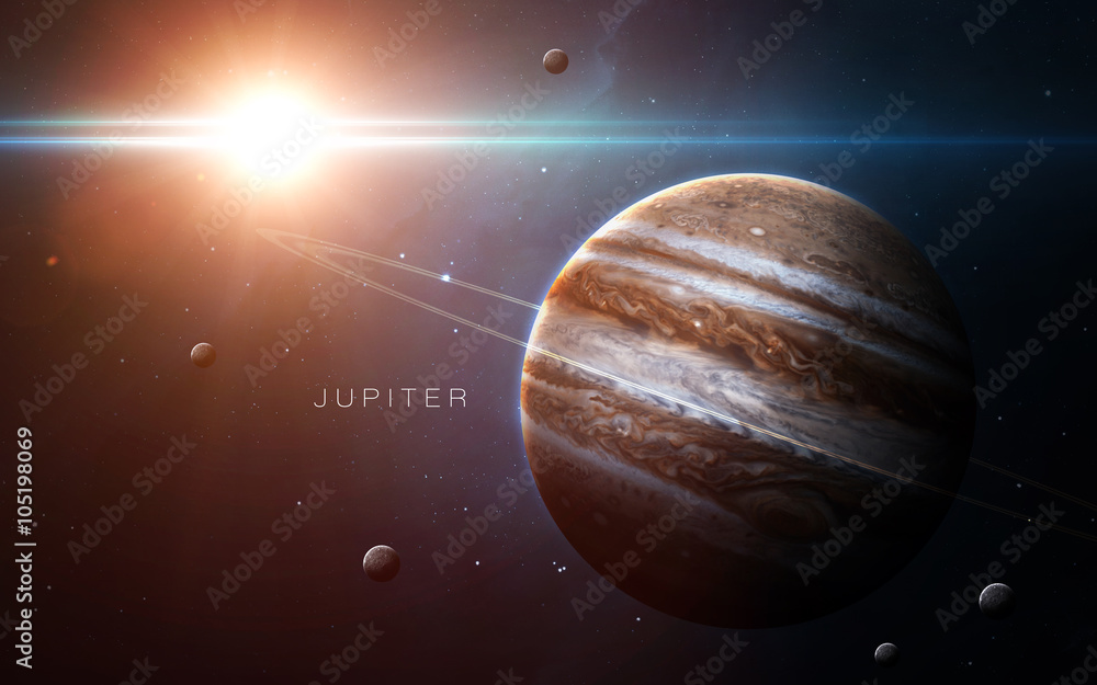 Jupiter - High resolution 3D images presents planets of the solar ...