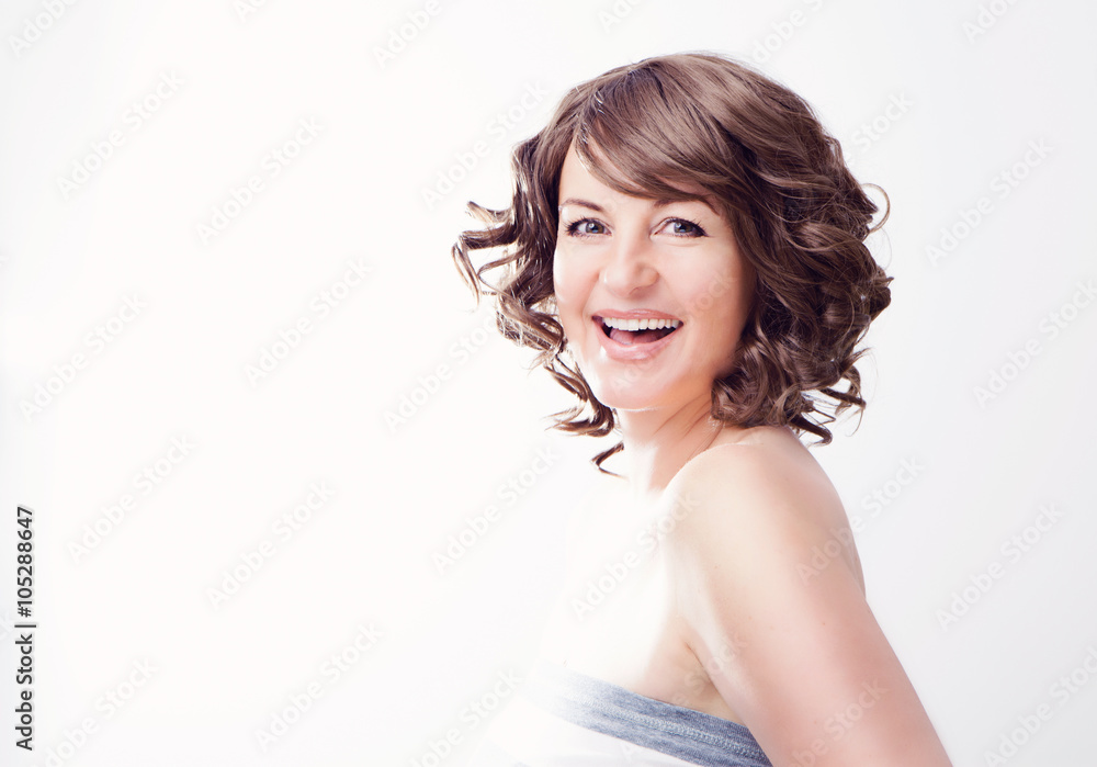 portrait of sweet and beautiful laughing girl-sweety 01 foto de Stock ...