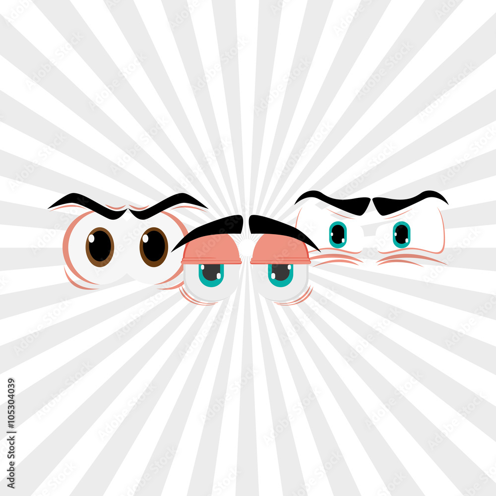 Cartoon face design Stock Vector | Adobe Stock