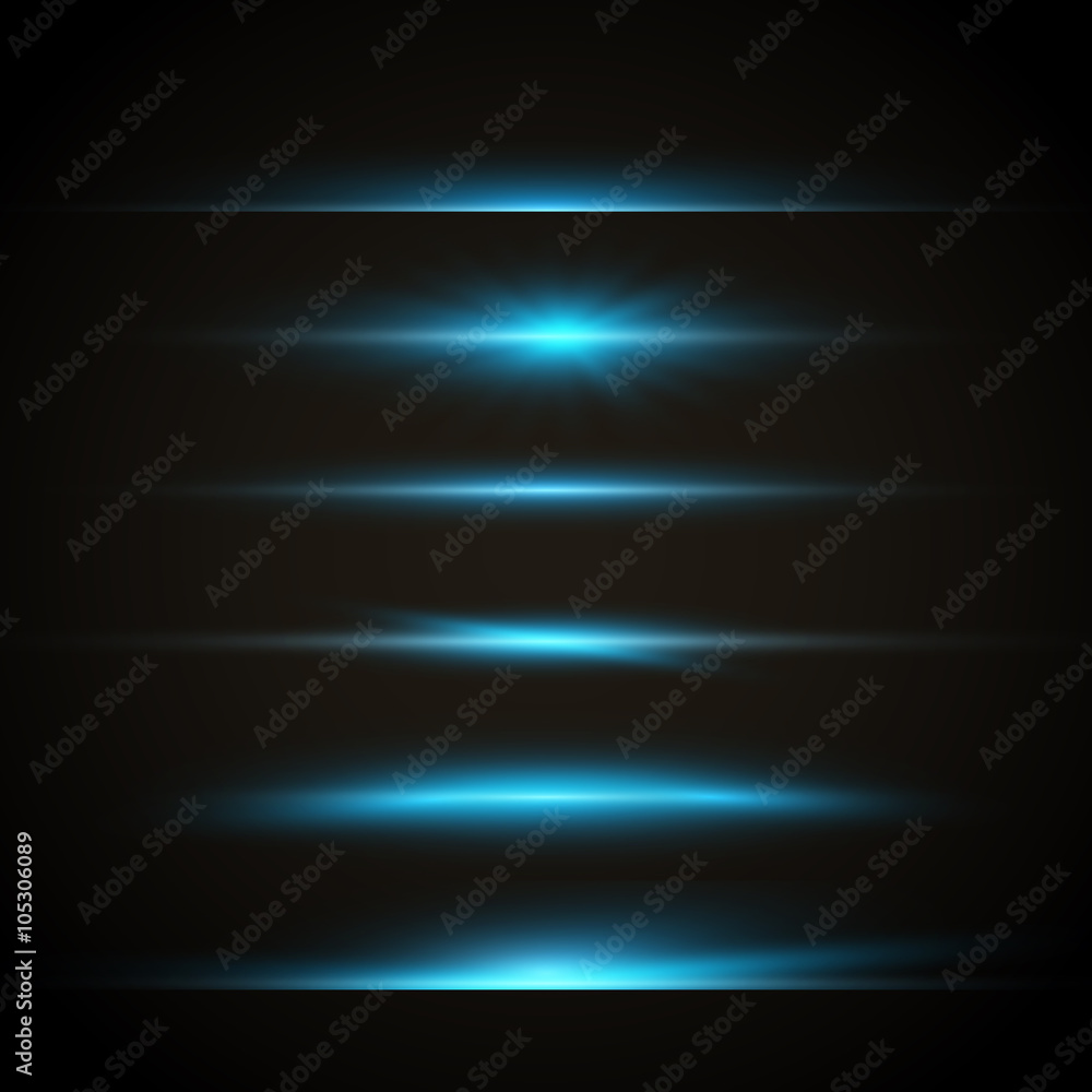 Vector Flare Effect. Transparent Vector Overlay Lens Flare Ray E Stock ...