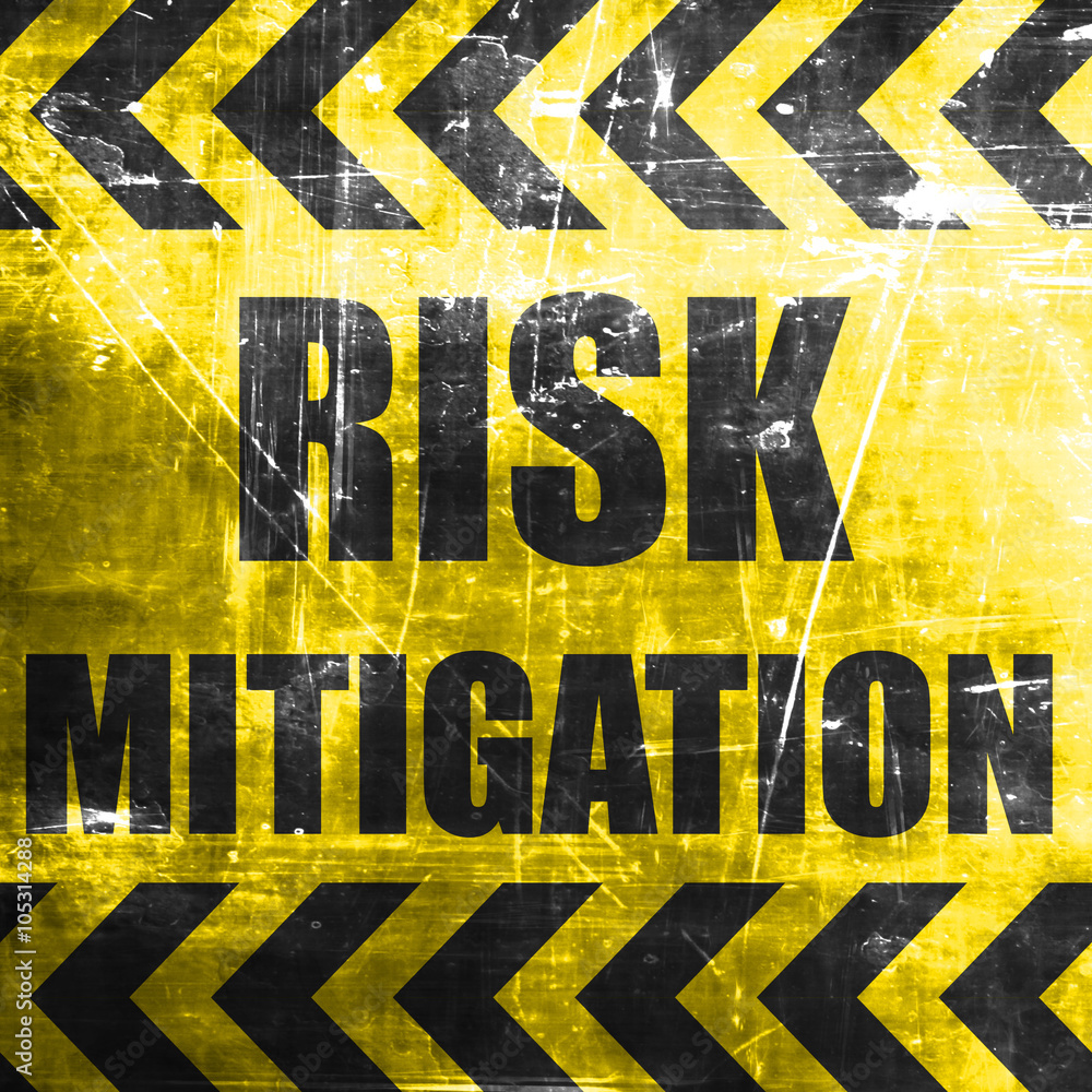 Risk mitigation sign Stock Illustration | Adobe Stock