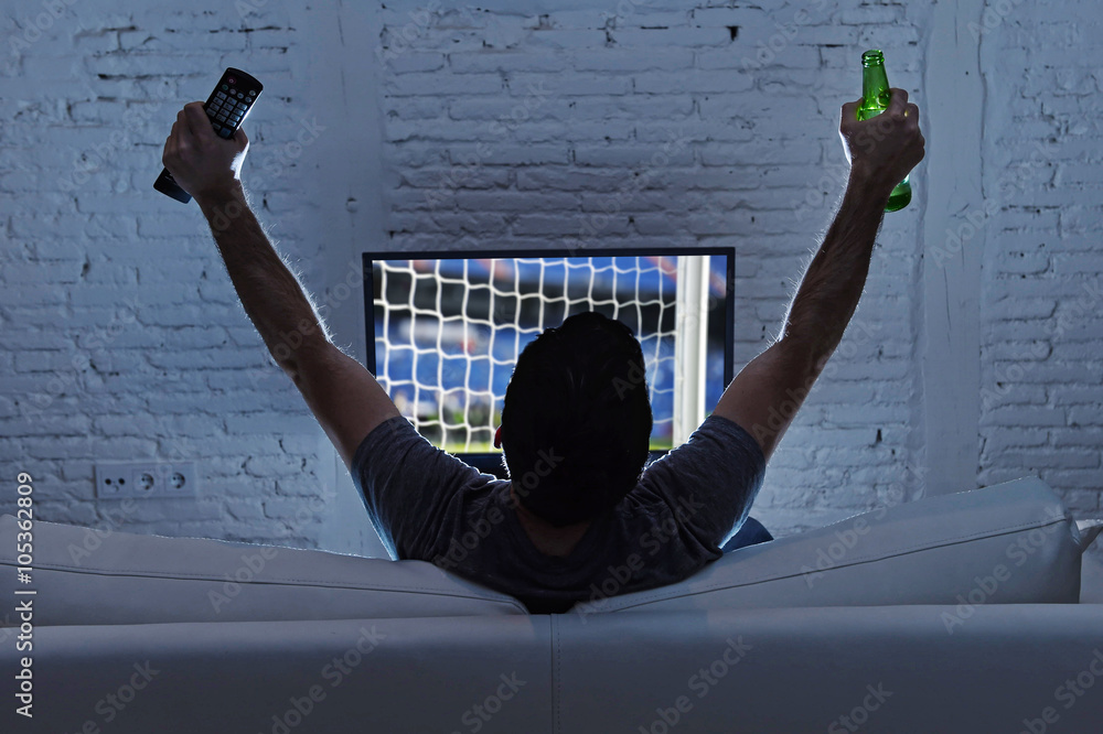 Watching Soccer At Home