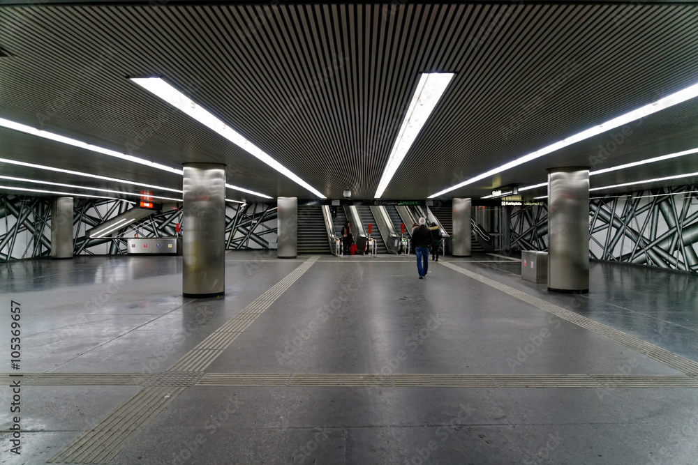 Karlsplatz metro station in Vienna Stock Photo | Adobe Stock