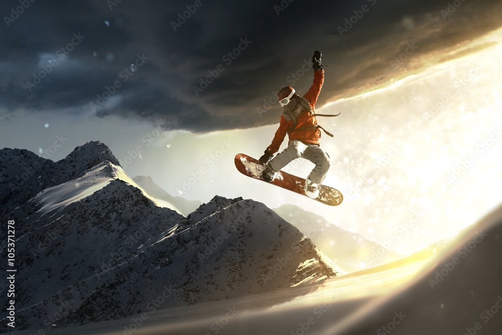 Snowboarding Wallpaper Hd Sunset