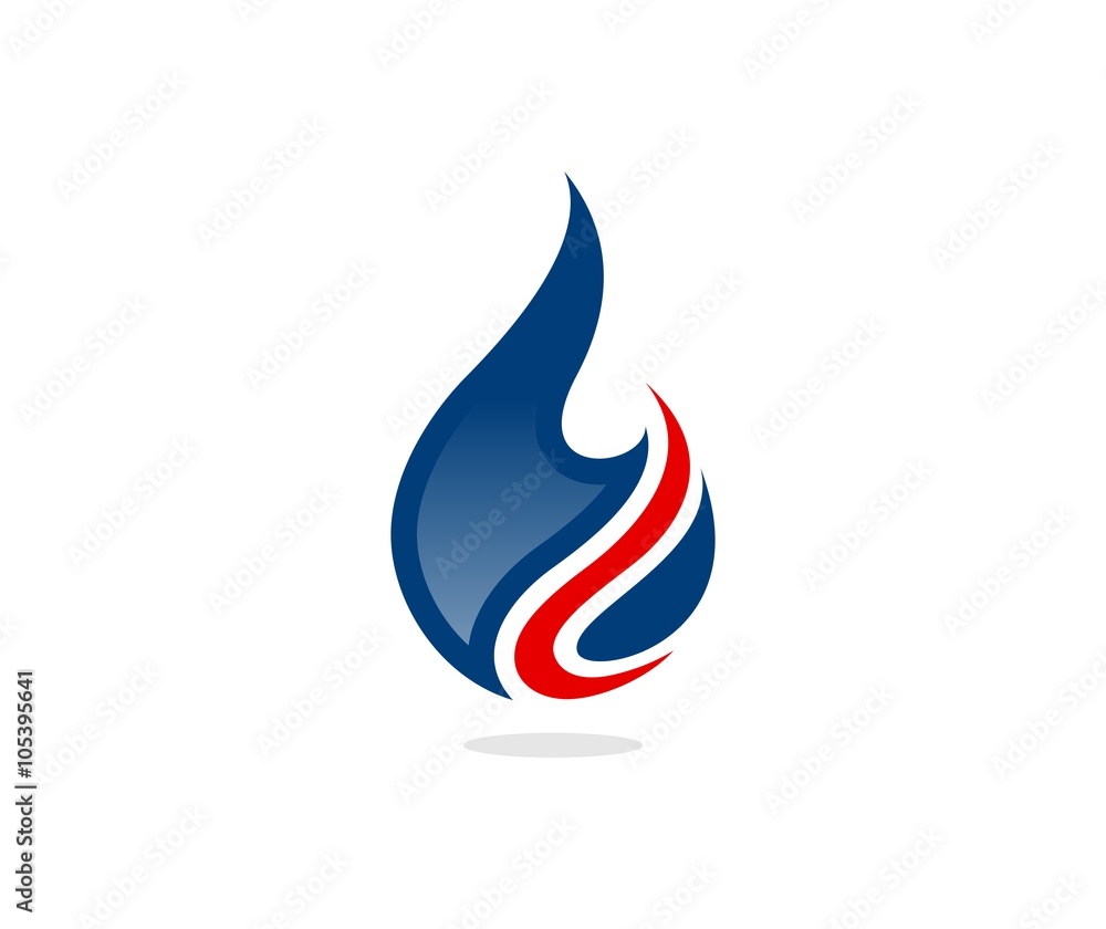 Drop logo Stock Vector | Adobe Stock