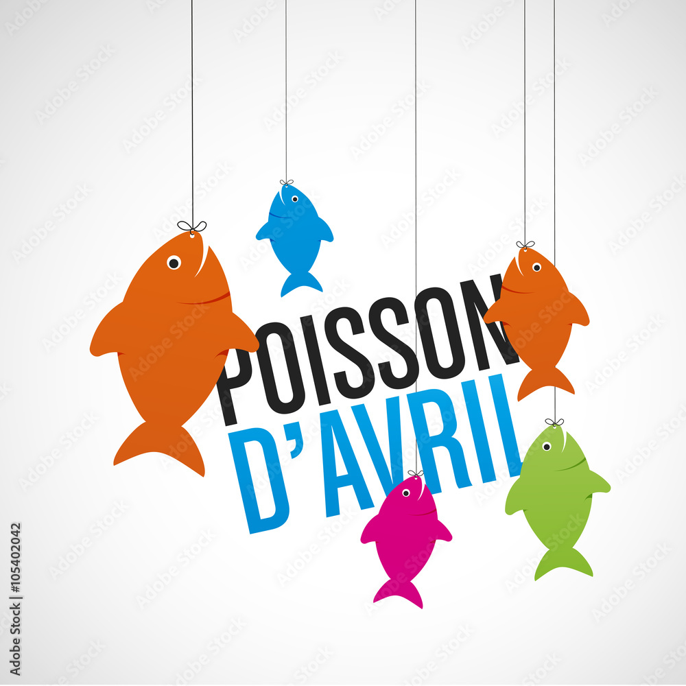 Vecteur Stock poisson d'avril | Adobe Stock