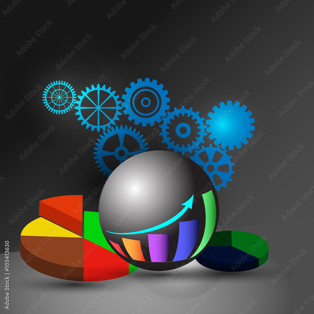 Concept of Business Intelligence Dashboard, also represents Analytic ...